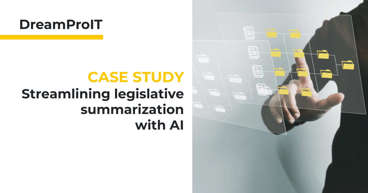 DreamProIT | Streamlining Legislative Summarization with AI